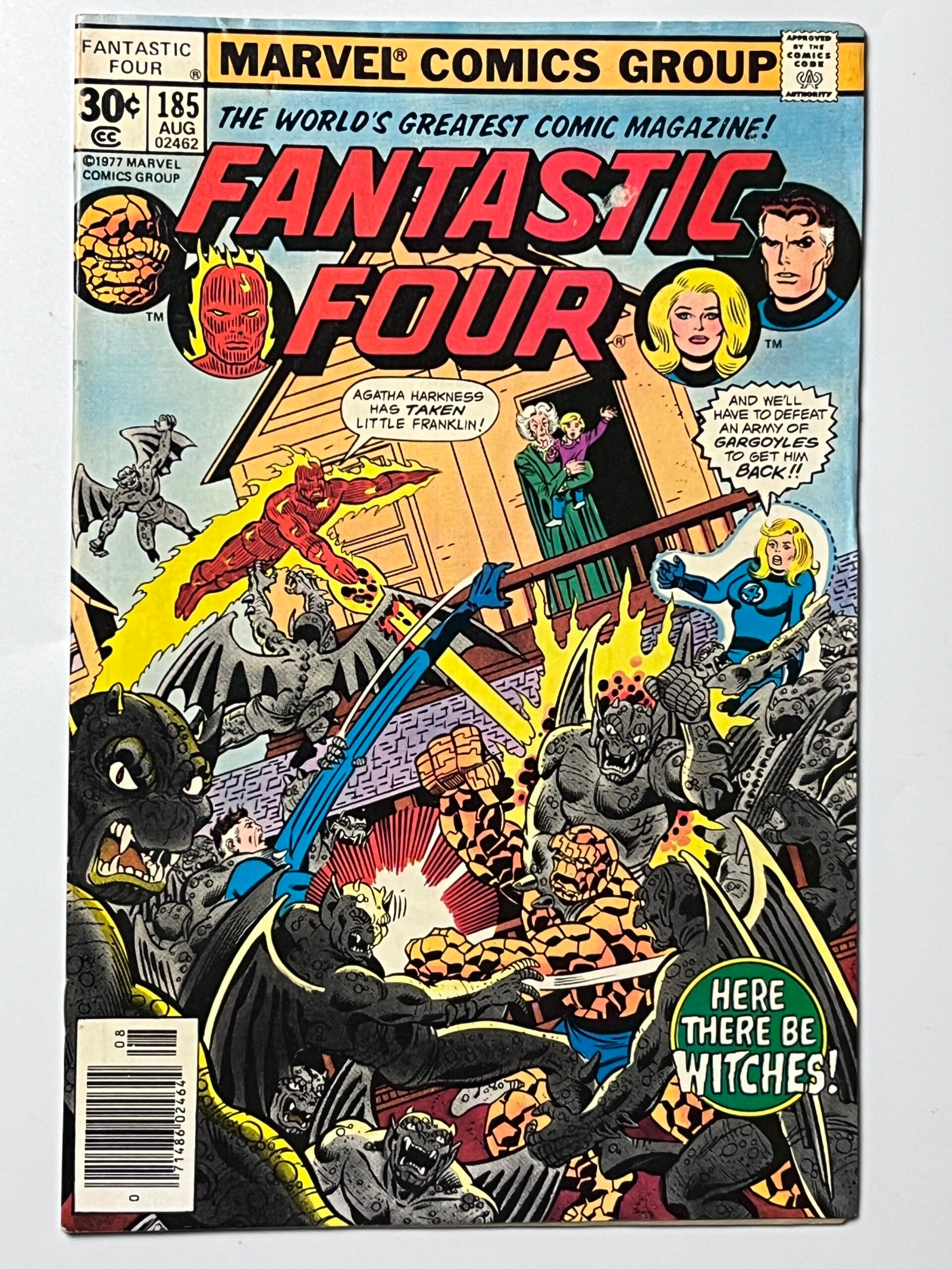 Fantastic Four #185 (1977) 1st app. Nicholas Scratch, 1st full team app ...