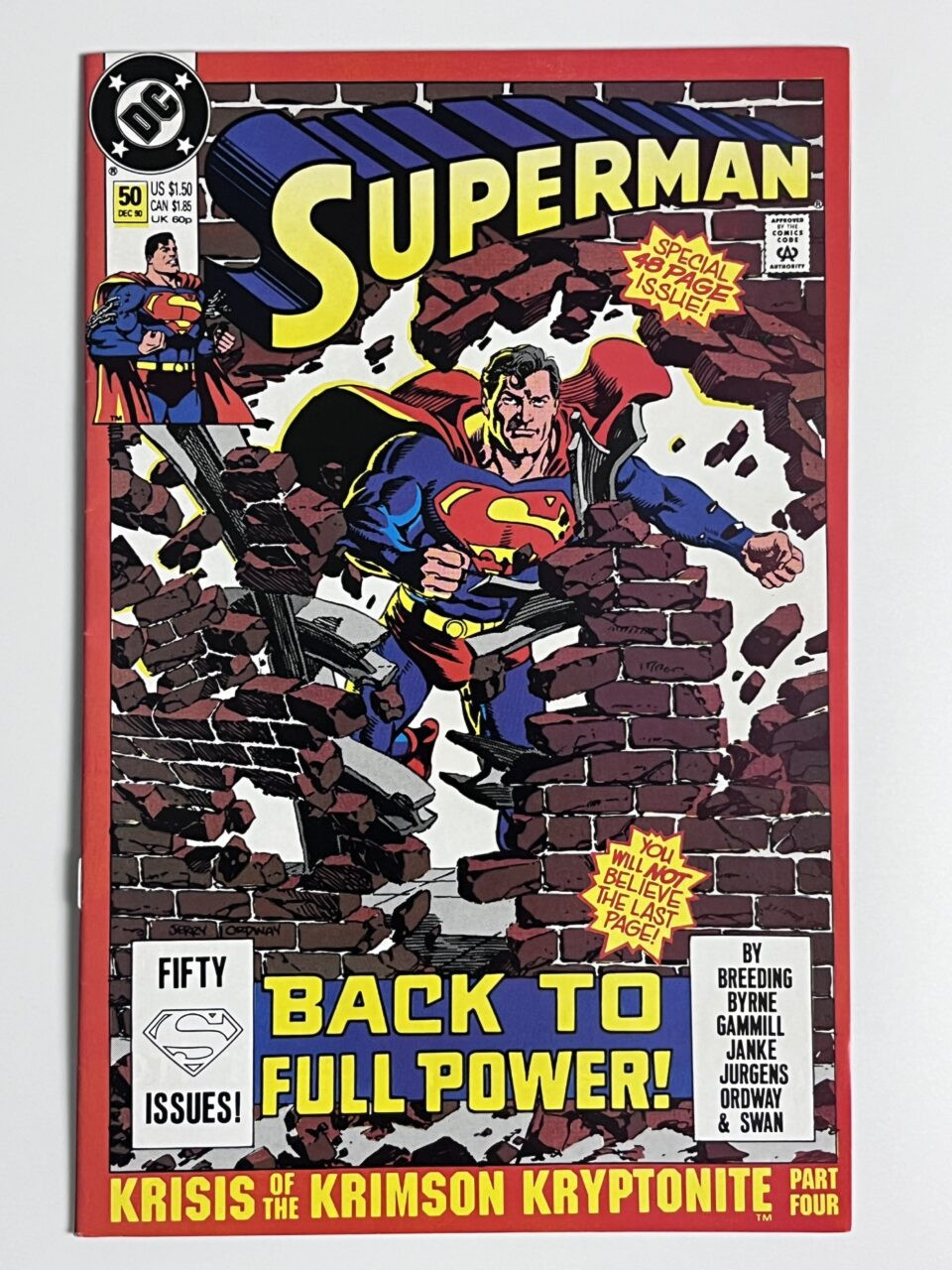 Superman #50 (1990) Mr. Mxyzptlk revealed as Marvel’s Impossible Man ...