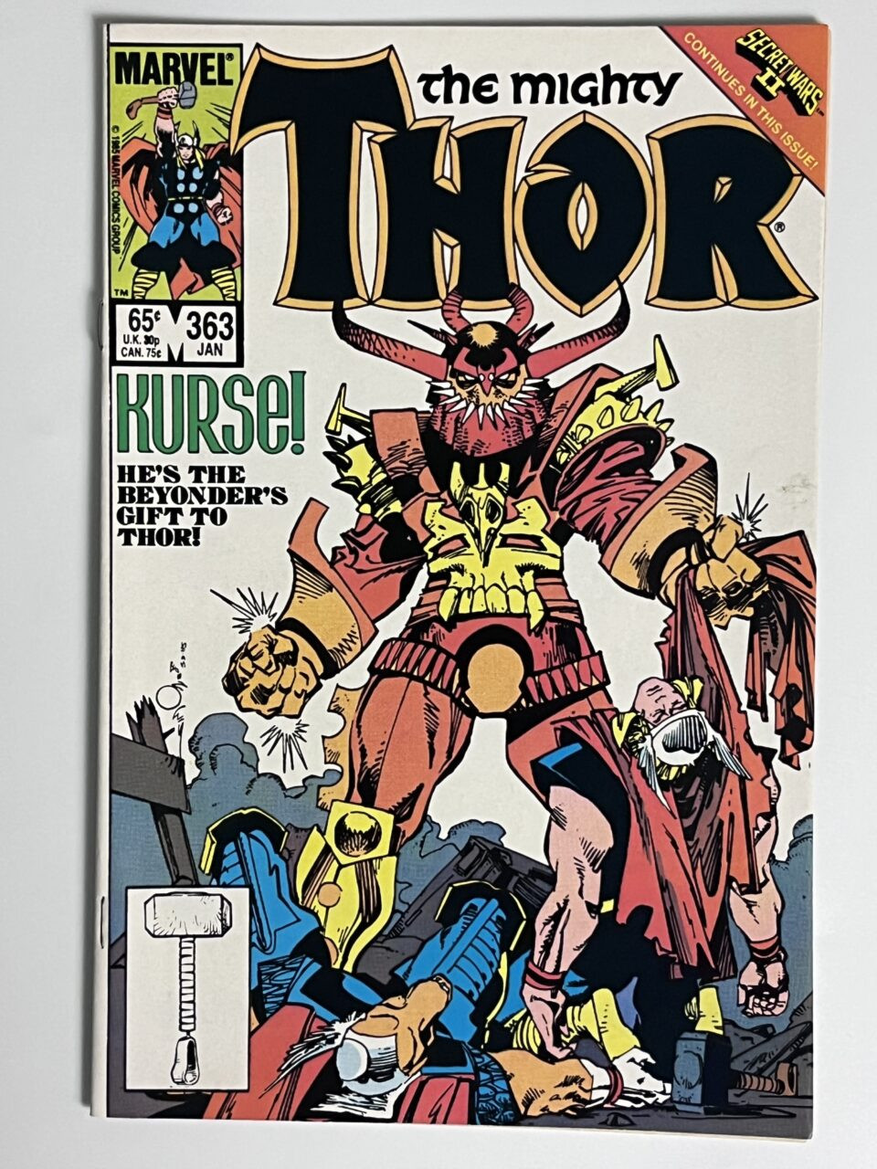 Thor #363 (1985) Thor is transformed into a frog - Ytown Comics
