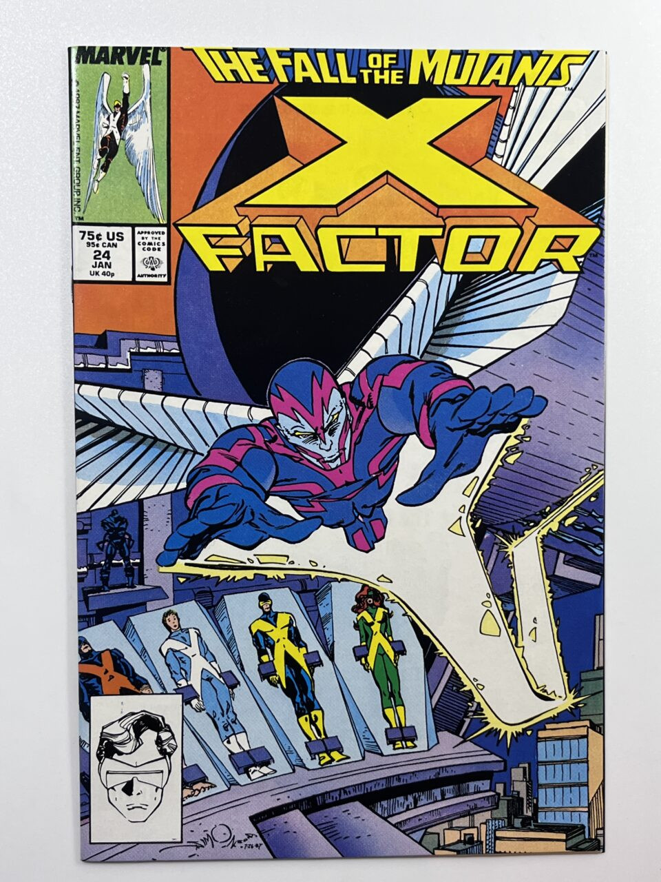 X-Factor #24 (1987) 1st cover app. & 1st app. Archangel (Warren ...